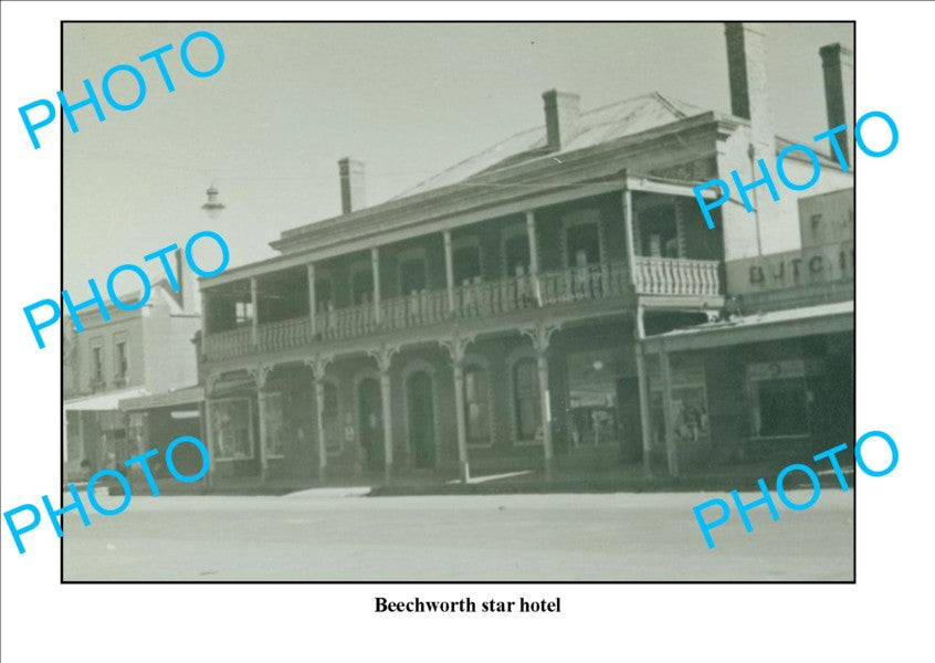 Large Photo Of Old Beechworth Star Hotel, Victoria – Images and Archives