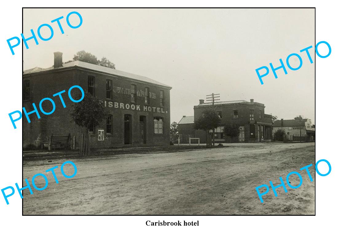 Large Photo Of Old Carisbrook Hotel, Victoria – Images and Archives