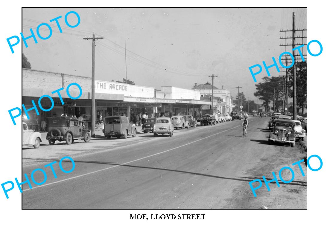 Large Photo Of Old Lloyd Street, Moe, Victoria – Images and Archives