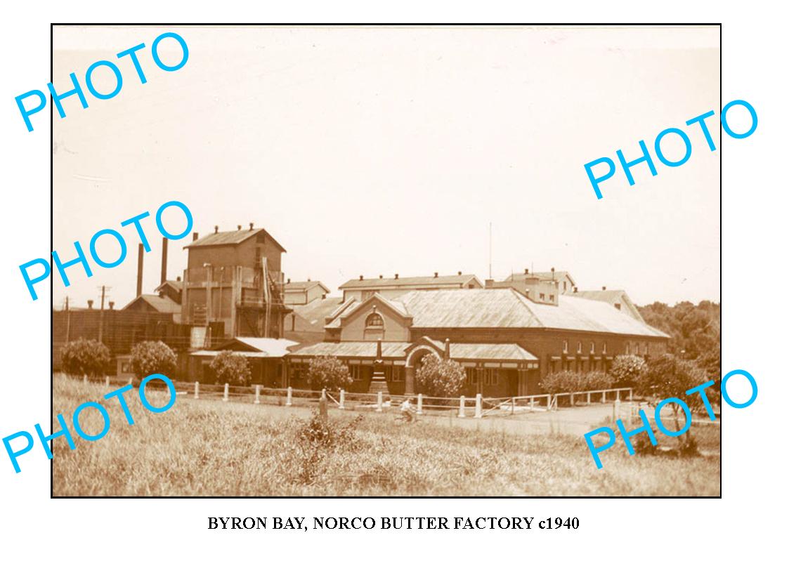 Old Large Photo Byron Bay Butter Factory C1940 1 – Images and Archives