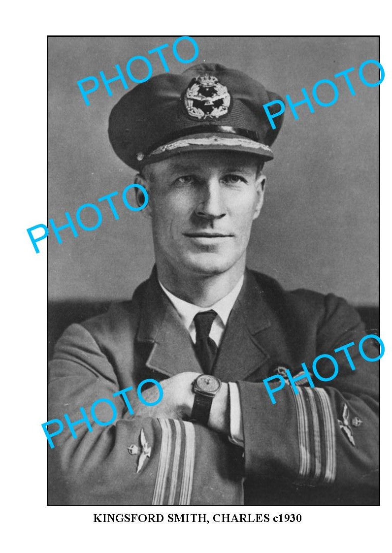 Old Large Photo Of Australian Aviation Pioneer Sir Charles Kingsford S ...