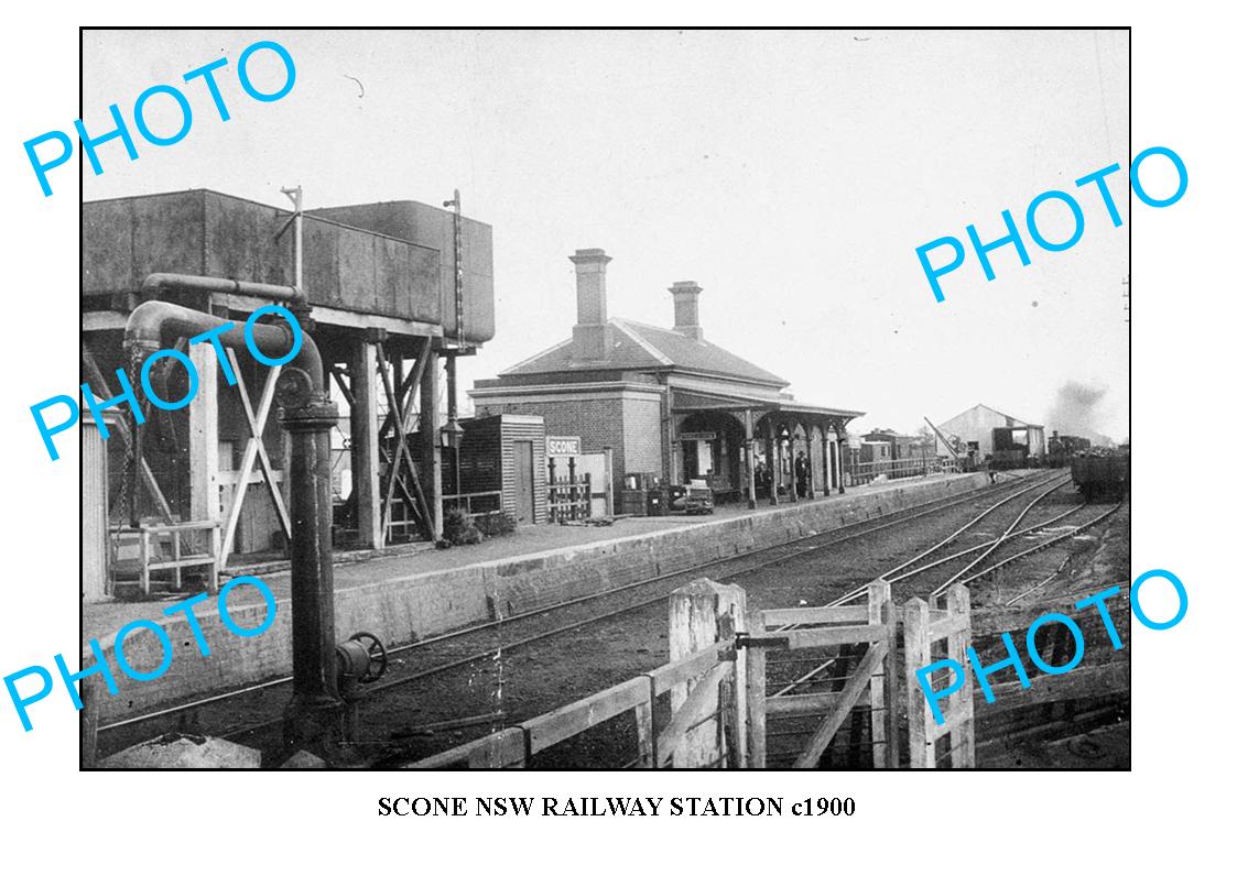 Old Large Photo, Scone Nsw C1900, Railway Station Platform – Images and ...