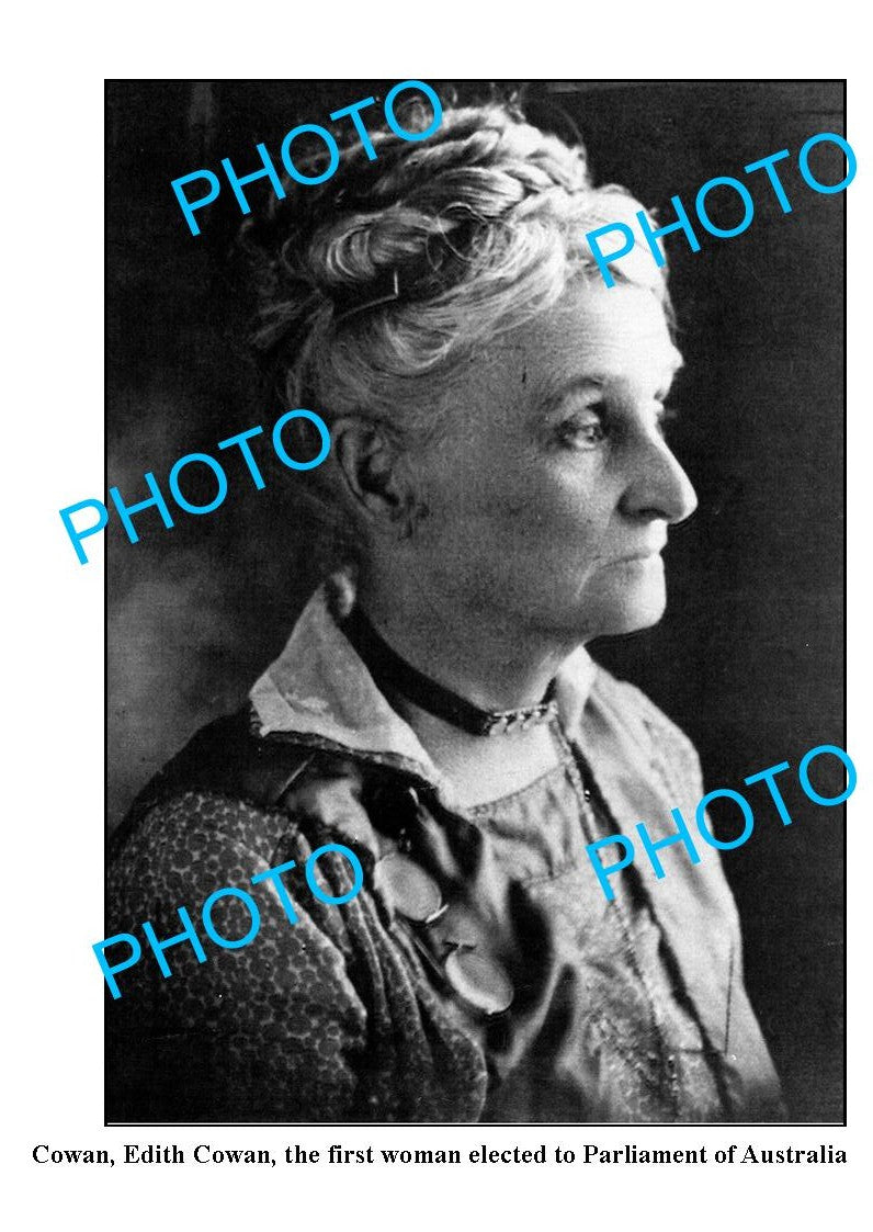Old Large Photo, 1St Australian Women Elected To Parliament, Edith Cow ...