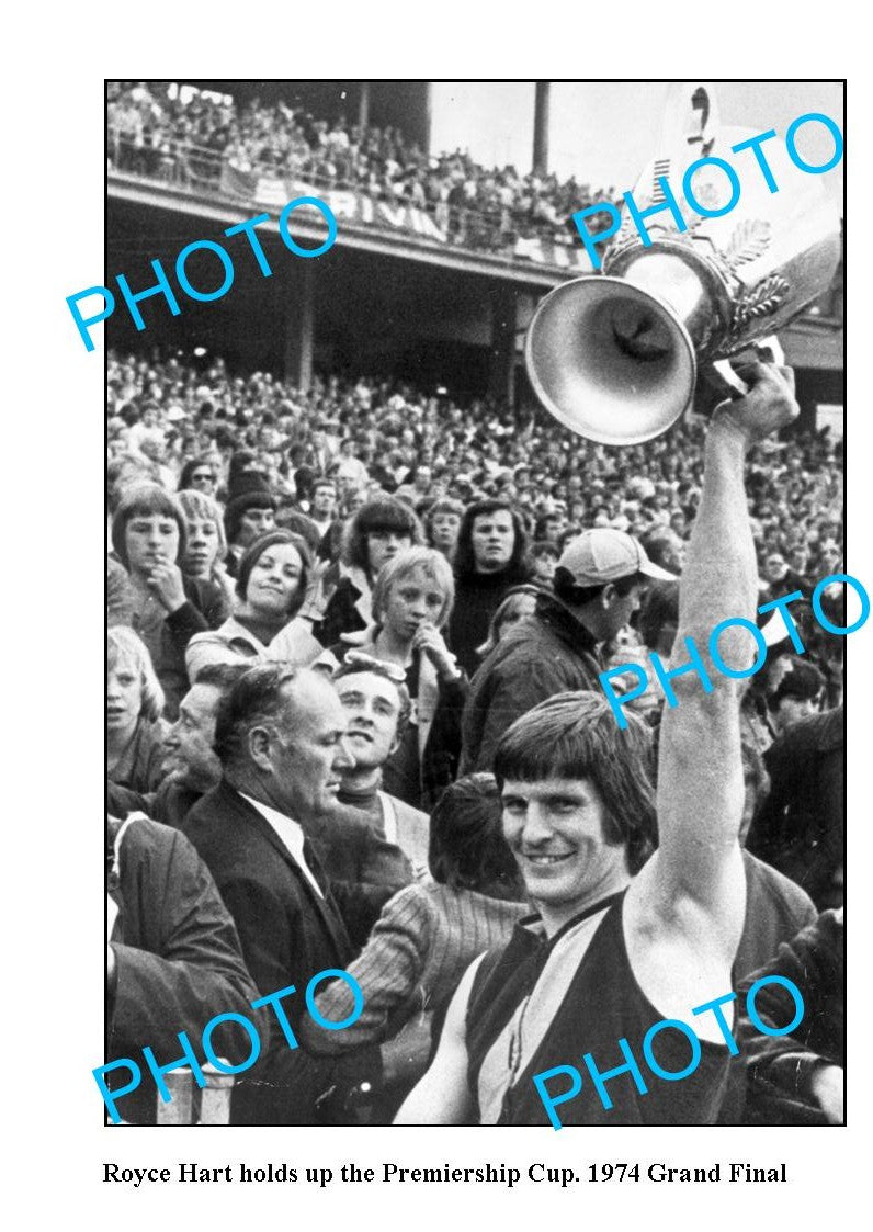 Old Large Photo Featuring Royce Hart Richmond Fc 1974 Grand Final Win ...