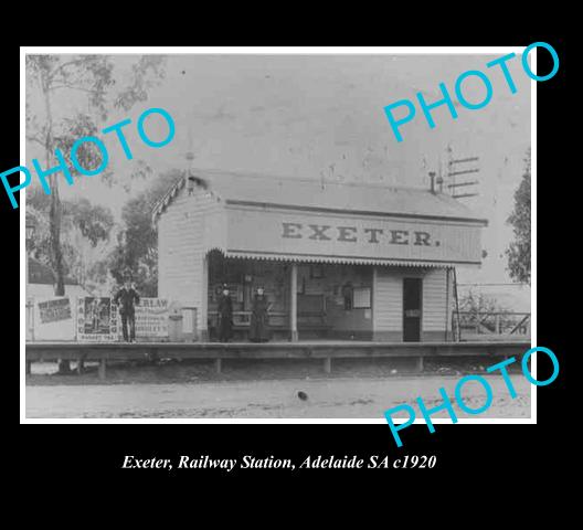 Old Historical Sa Photo Of Sar Railways, Exeter Railway Station C1920 ...
