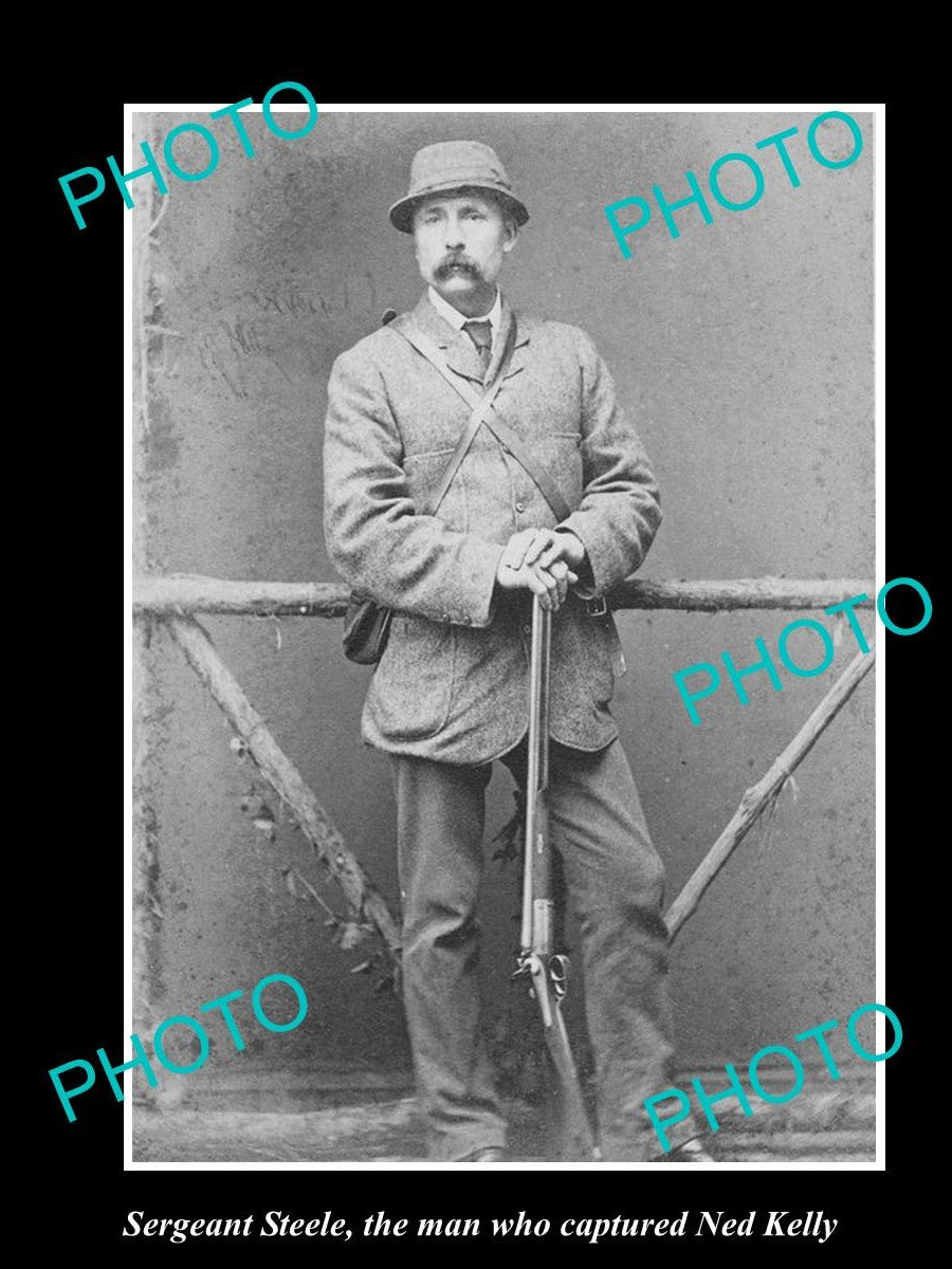 Old Large Historical Photo Of Sergeant Steele, The Man Who Captured Ne ...