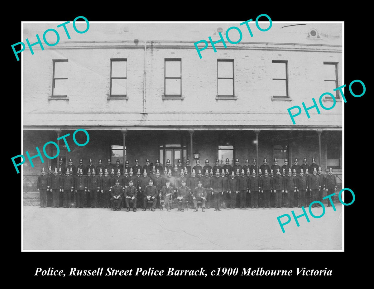 Old Large Historic Photo Of The Russell St Police Barracks, Melbourne ...